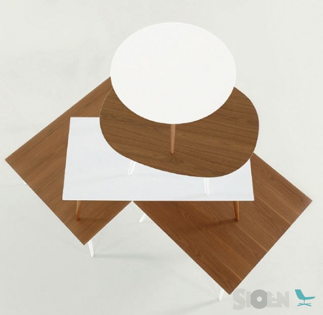 Arper Gher Rectangular Top Sioen Furniture